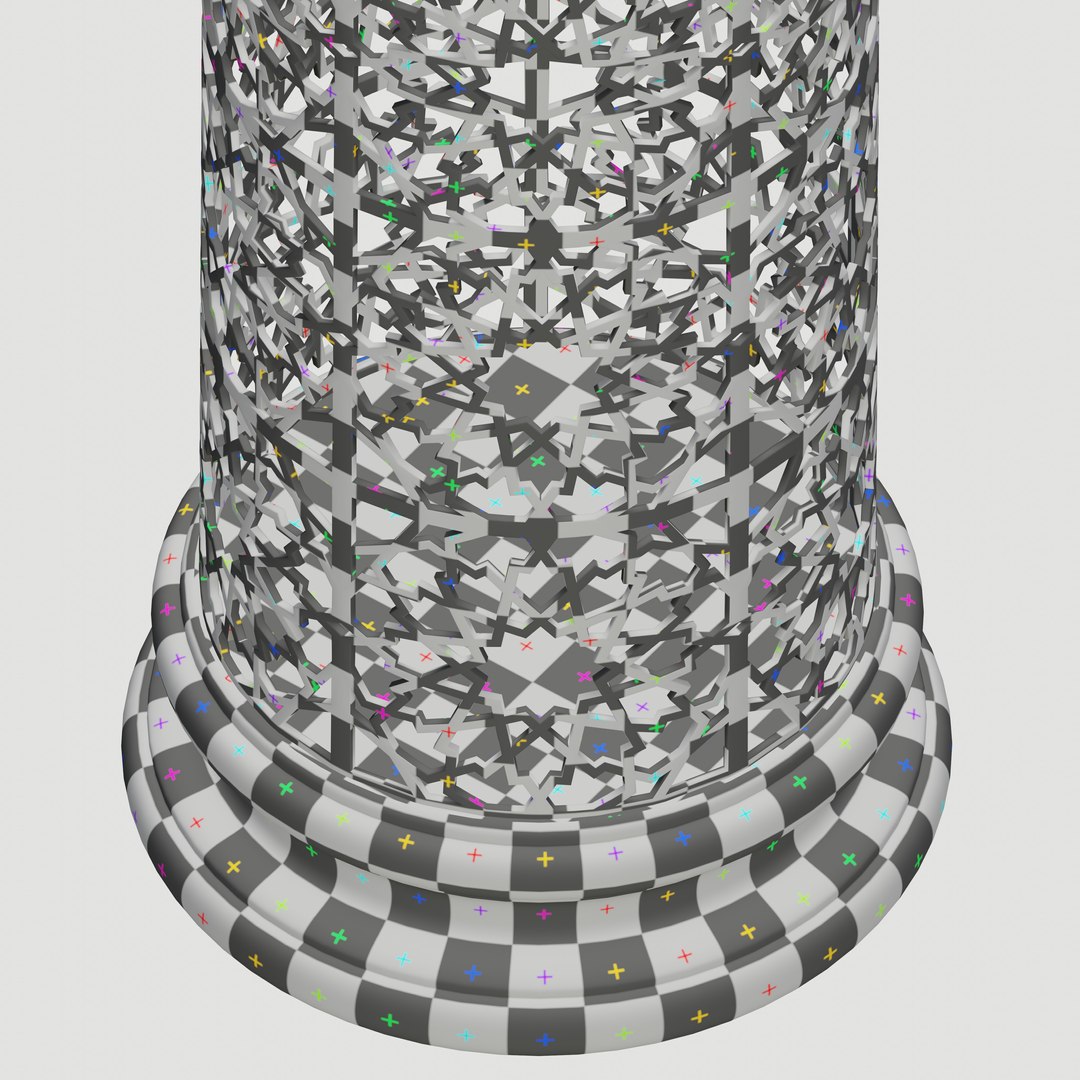3D Model Column Metal Rust - TurboSquid 1466070