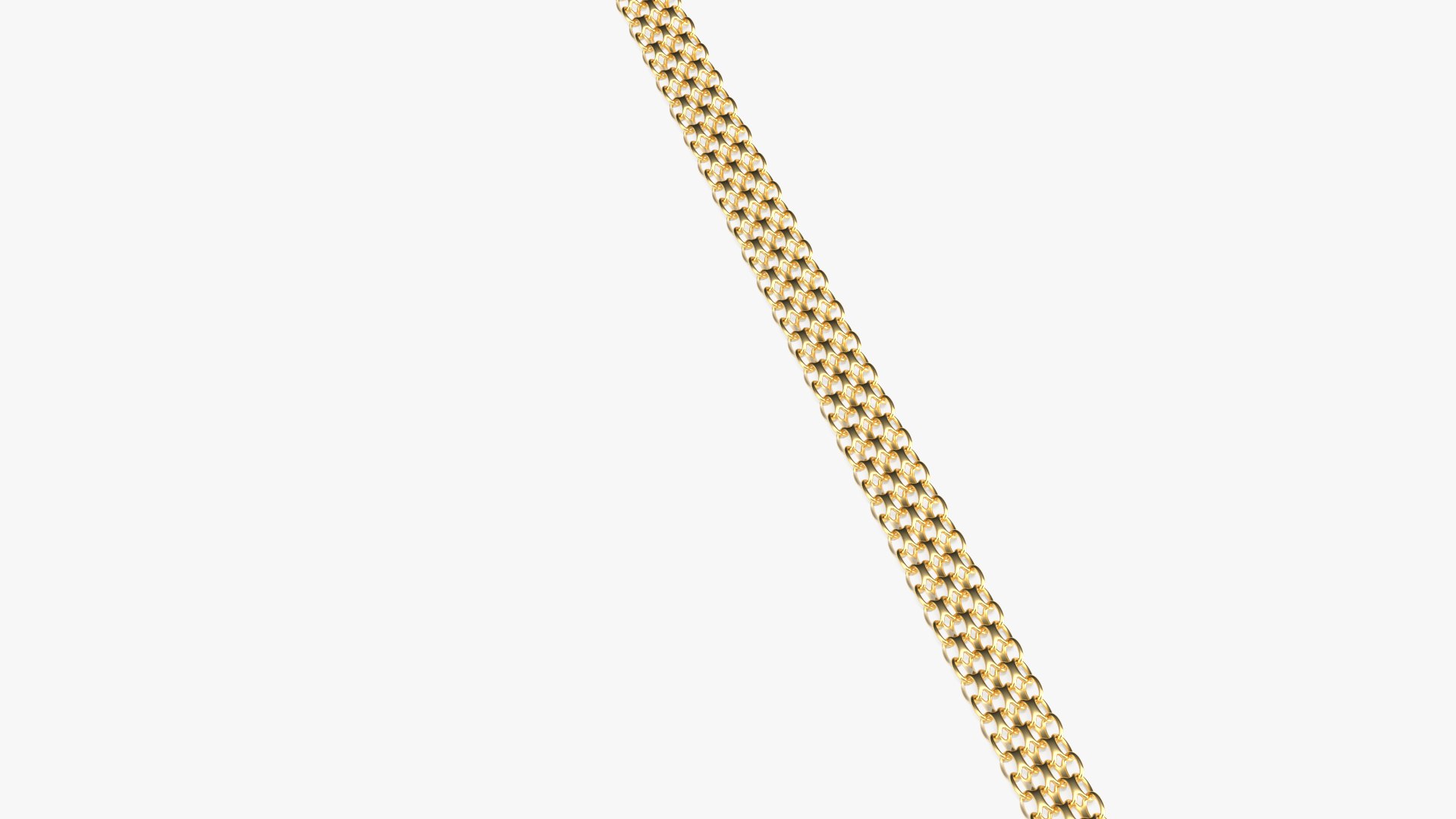 3D Model Mesh Jewelry Chain Gold - TurboSquid 2244494
