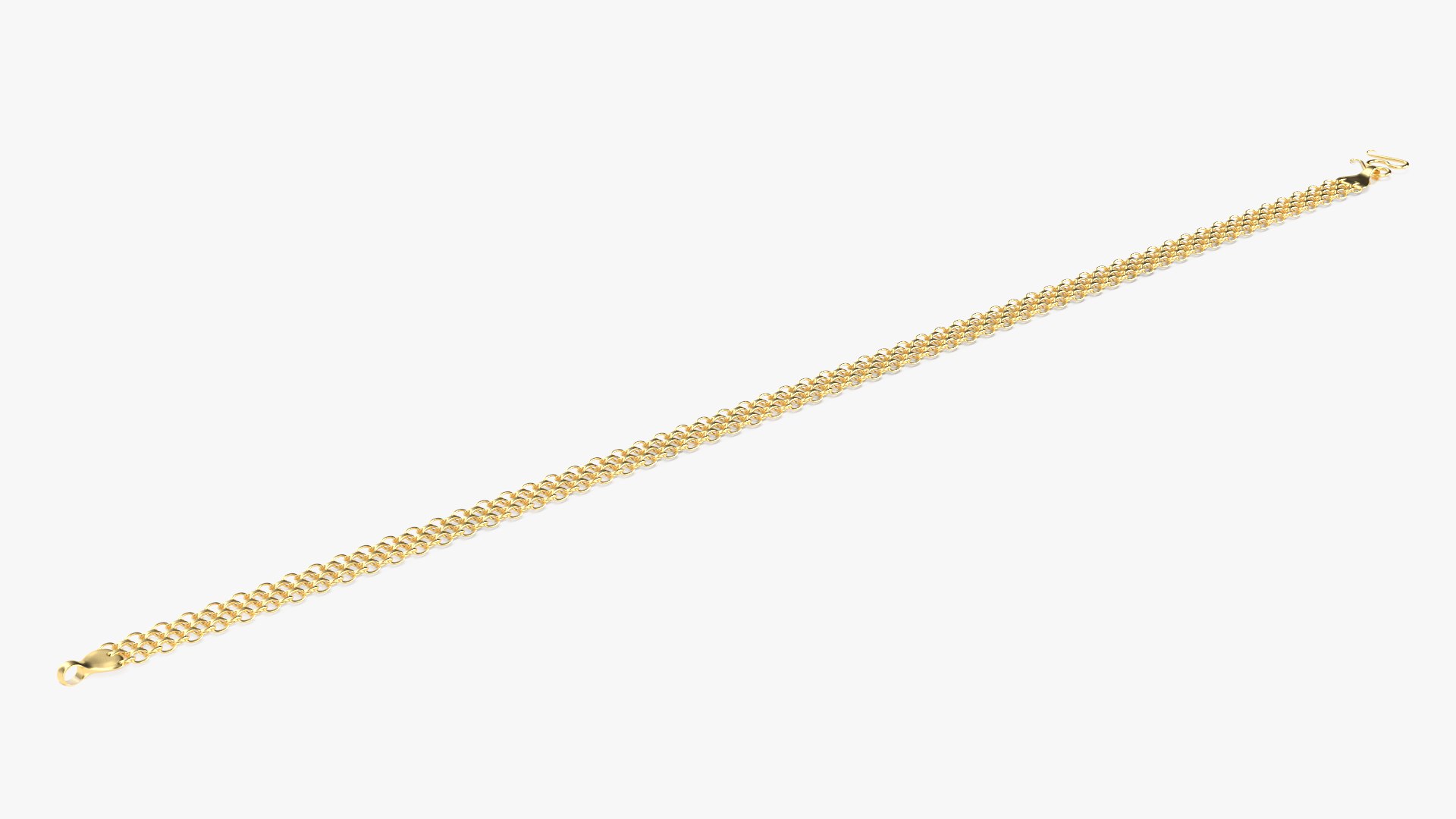 3D Model Mesh Jewelry Chain Gold - TurboSquid 2244494