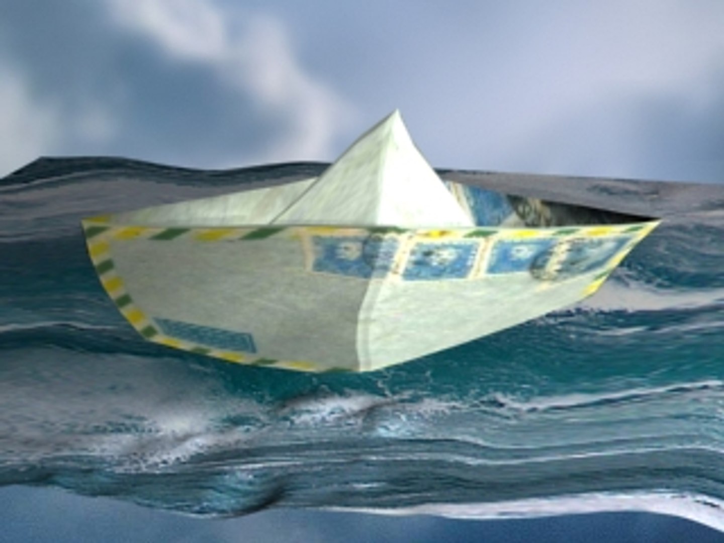 3d Model Paper Boat