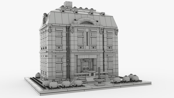 Lego Mini Mansion 3D - TurboSquid 1787682