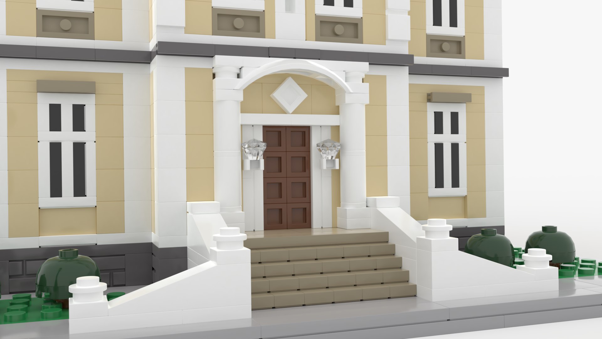 Lego Mini Mansion 3D - TurboSquid 1787682