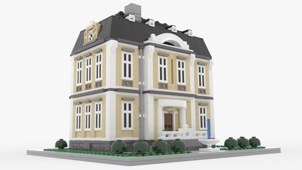Lego Mini Mansion 3D - TurboSquid 1787682