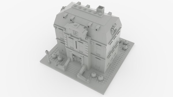 Lego Mini Mansion 3D - TurboSquid 1787682