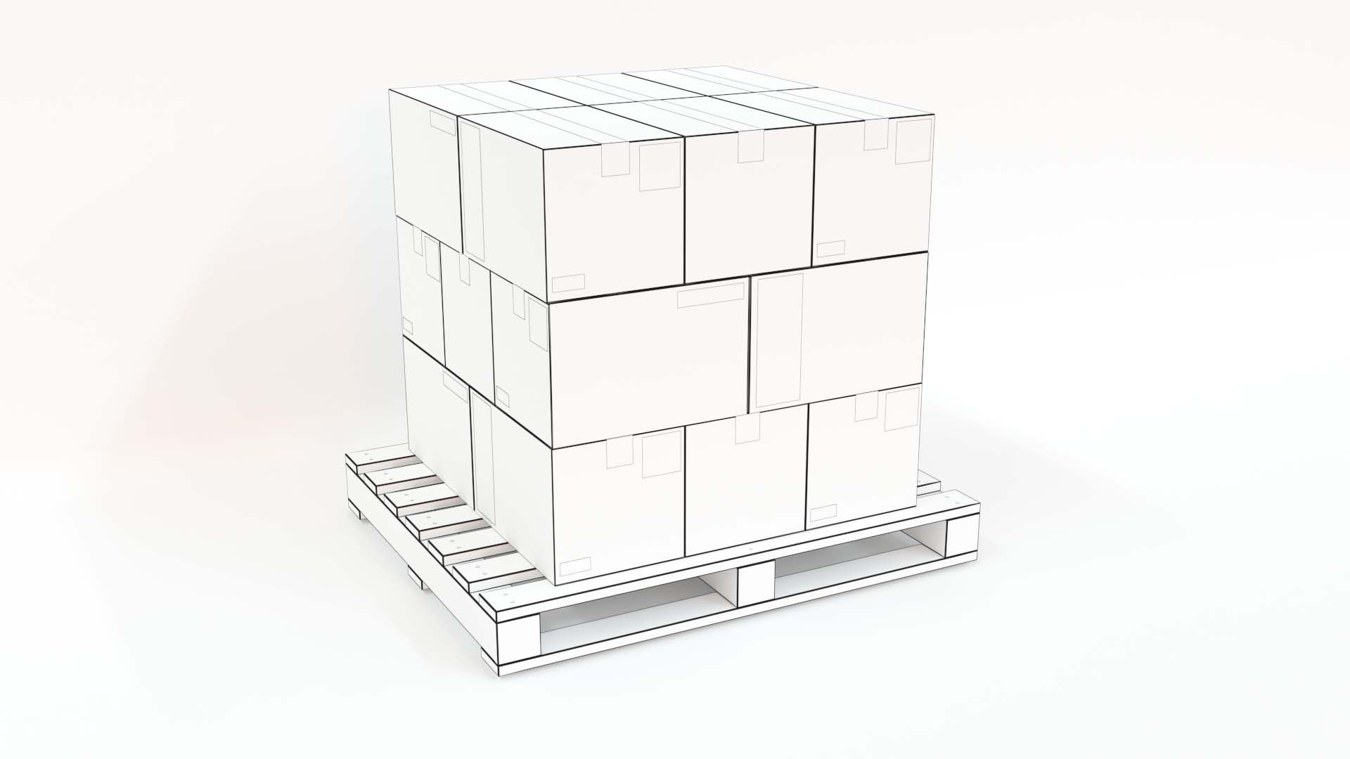 3D Pallet Model - TurboSquid 2191188