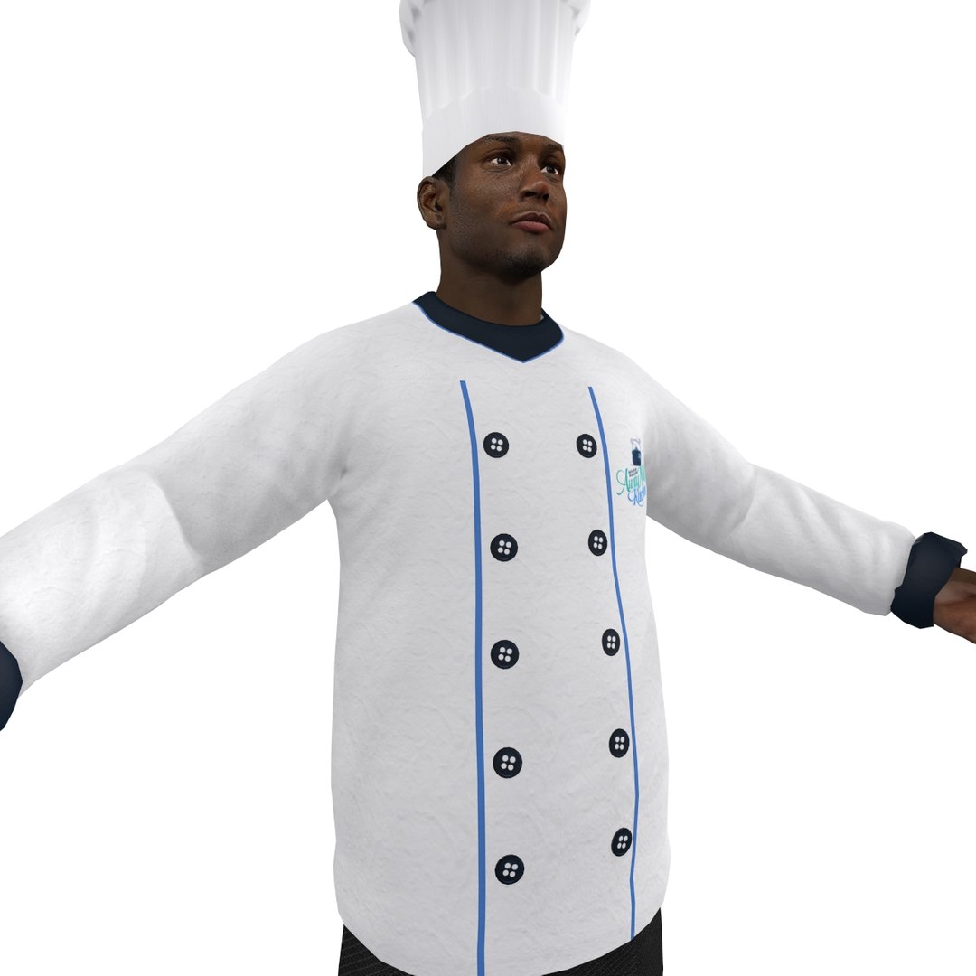 3d Chef Hat Model