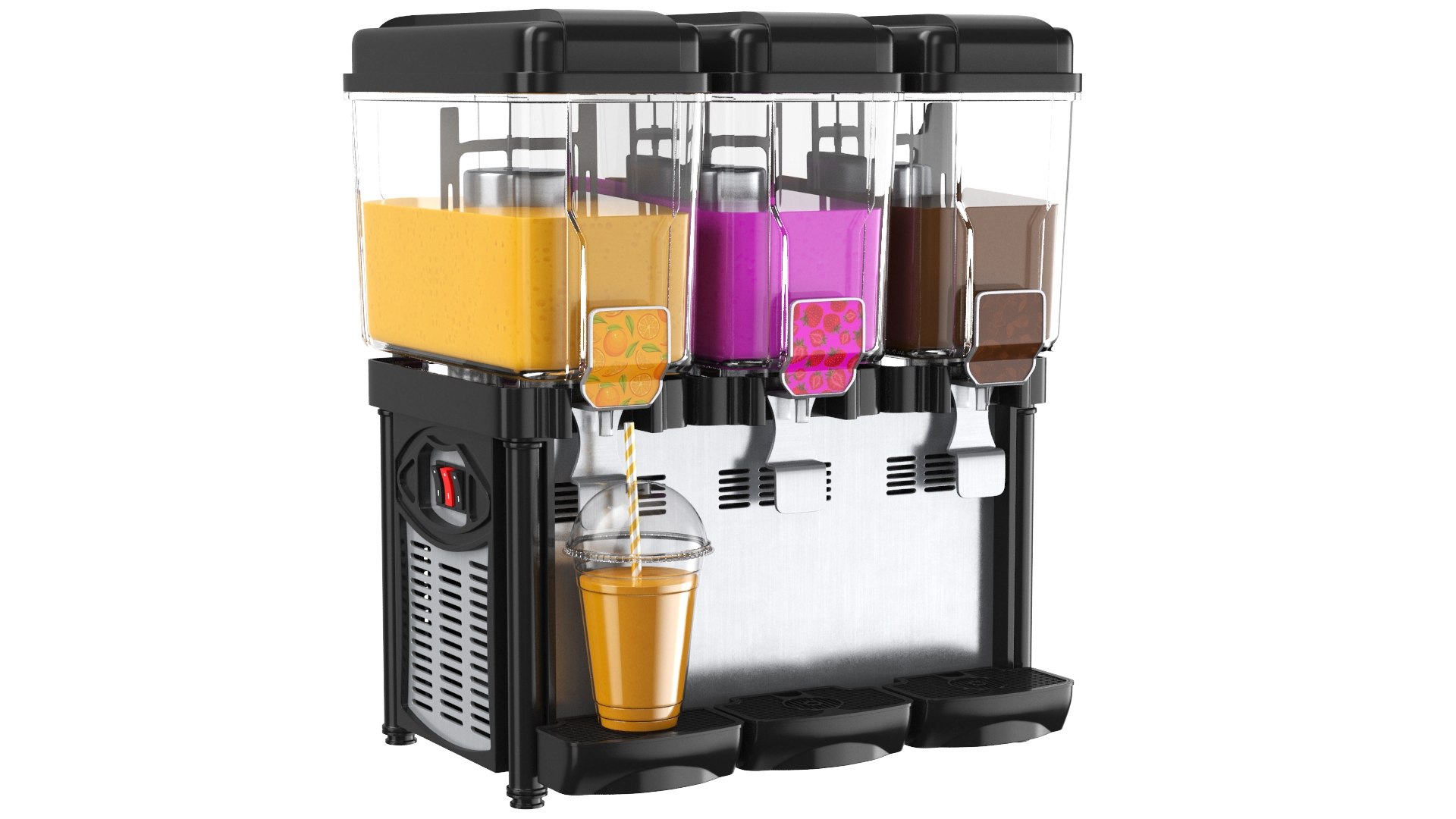 Four Detailed Cafe Dispensers And Organizer 3D Model - TurboSquid 1986285