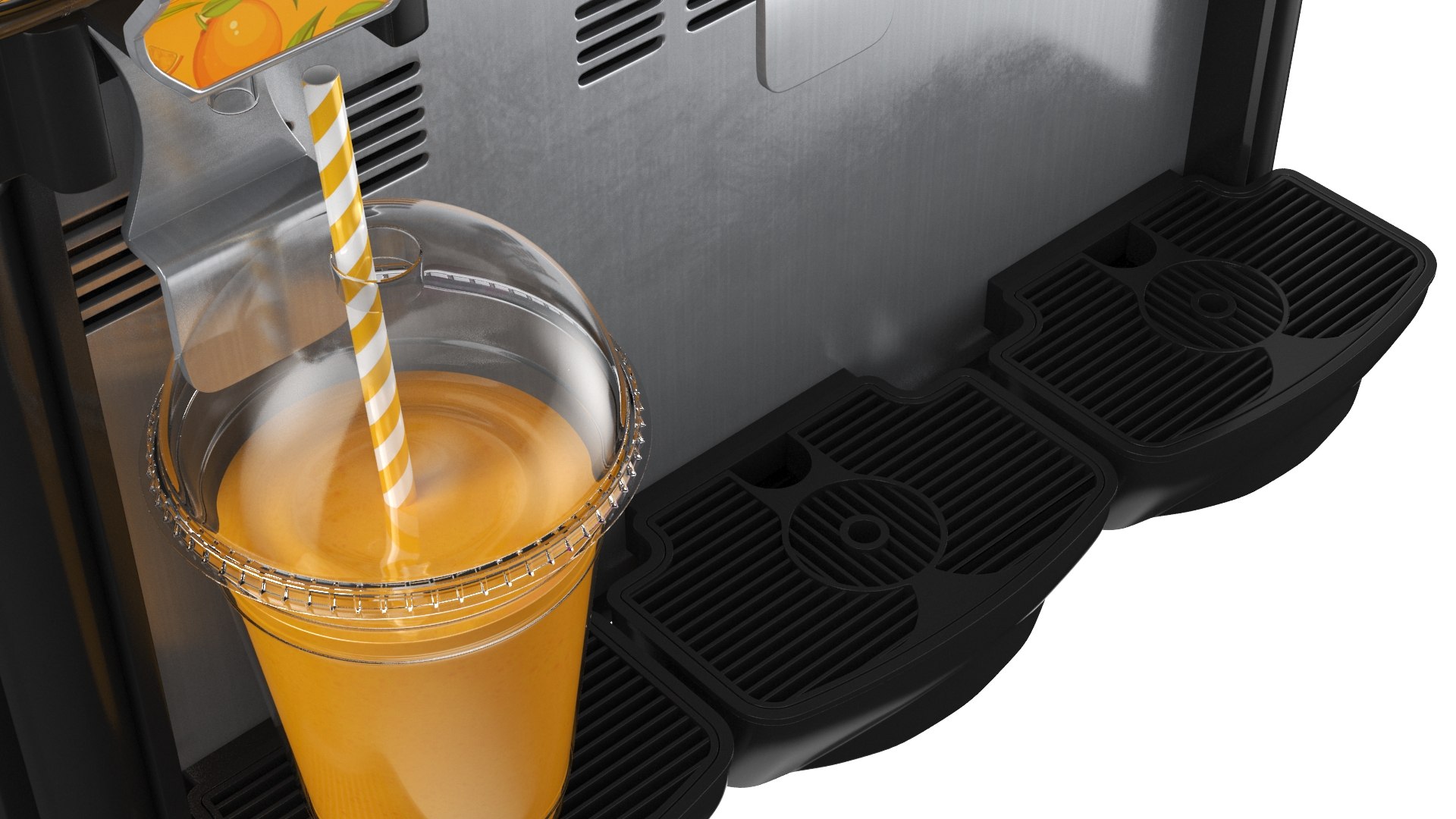 Four Detailed Cafe Dispensers And Organizer 3D Model - TurboSquid 1986285