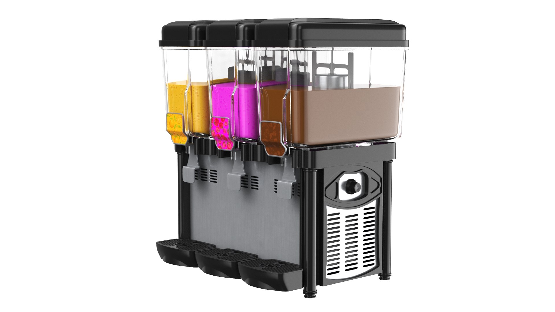 Four Detailed Cafe Dispensers And Organizer 3D Model - TurboSquid 1986285