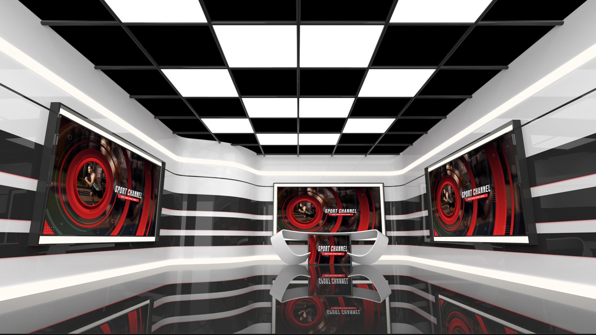 Virtual Set 3D Model - TurboSquid 2291116