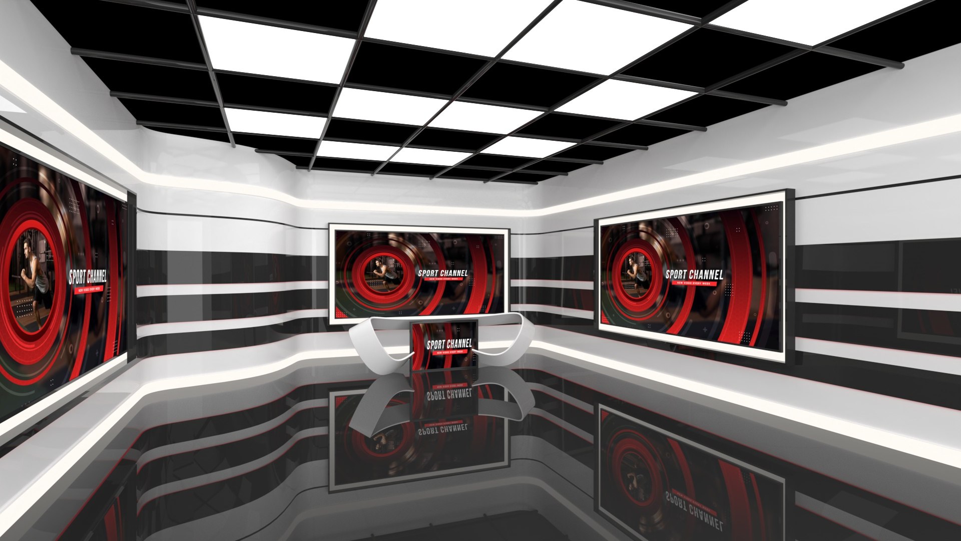 Virtual Set 3D Model - TurboSquid 2291116
