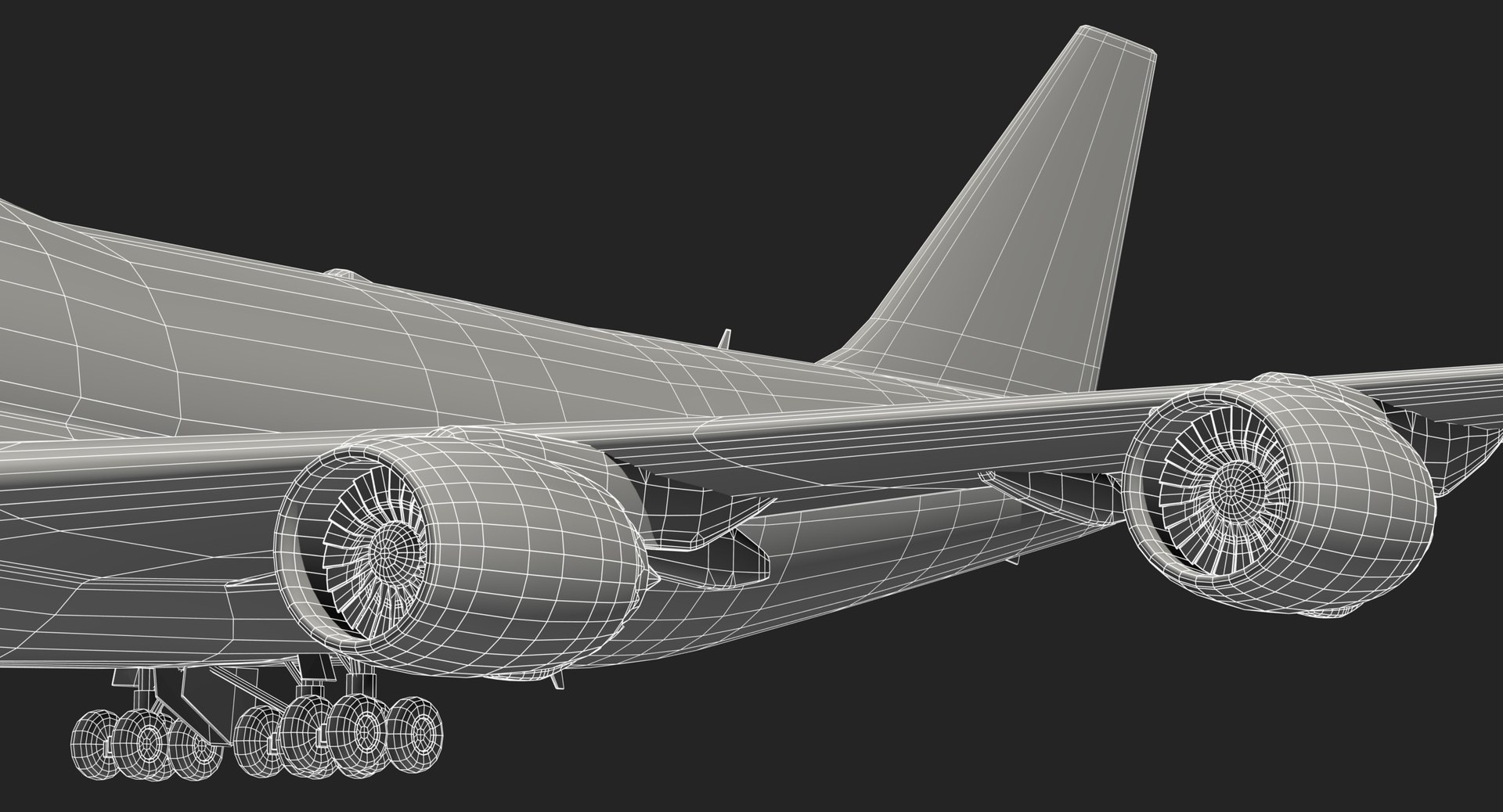 Boeing 748 White Livery 3D model - TurboSquid 1998040