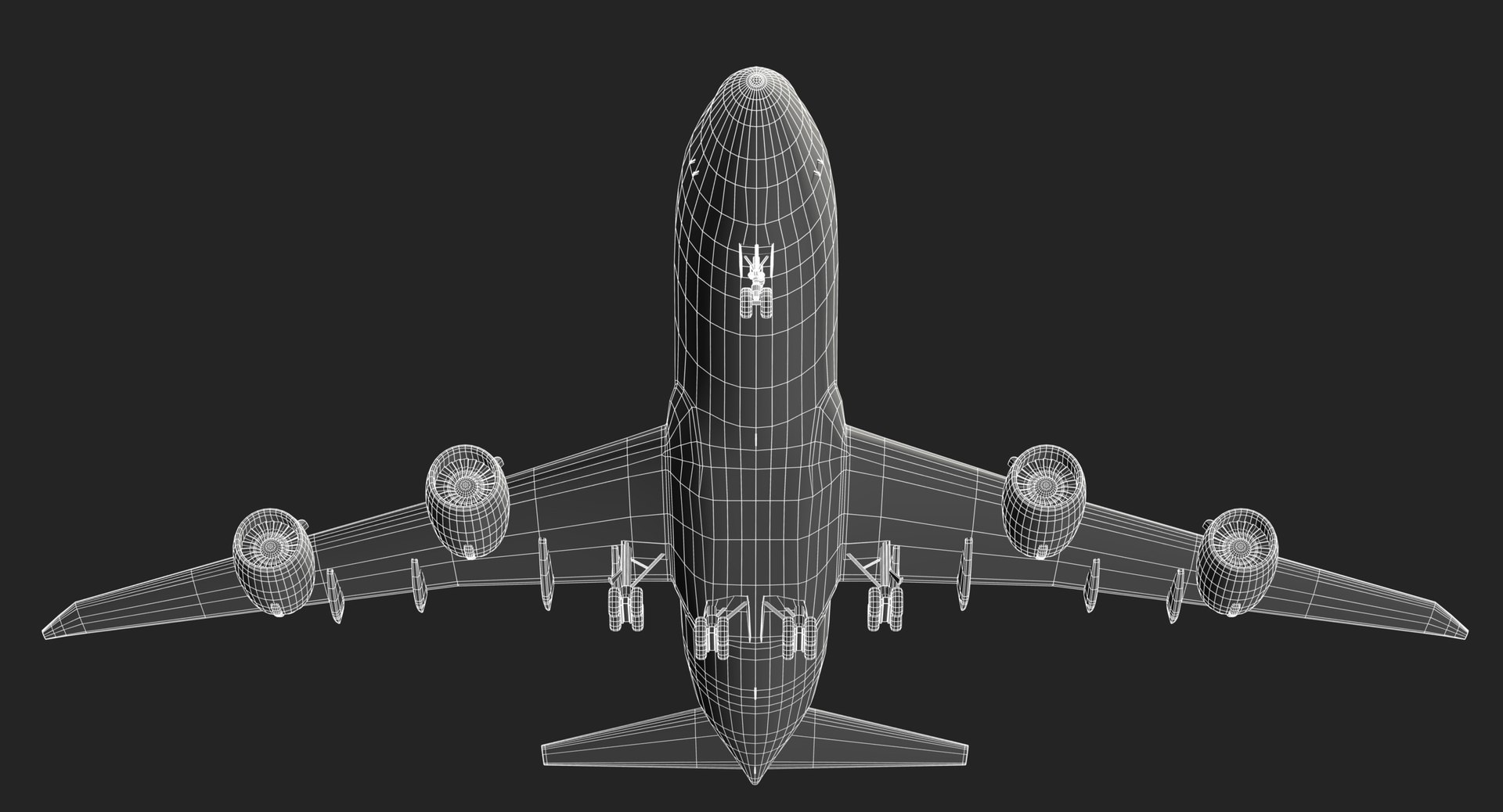 Boeing 748 White Livery 3D model - TurboSquid 1998040