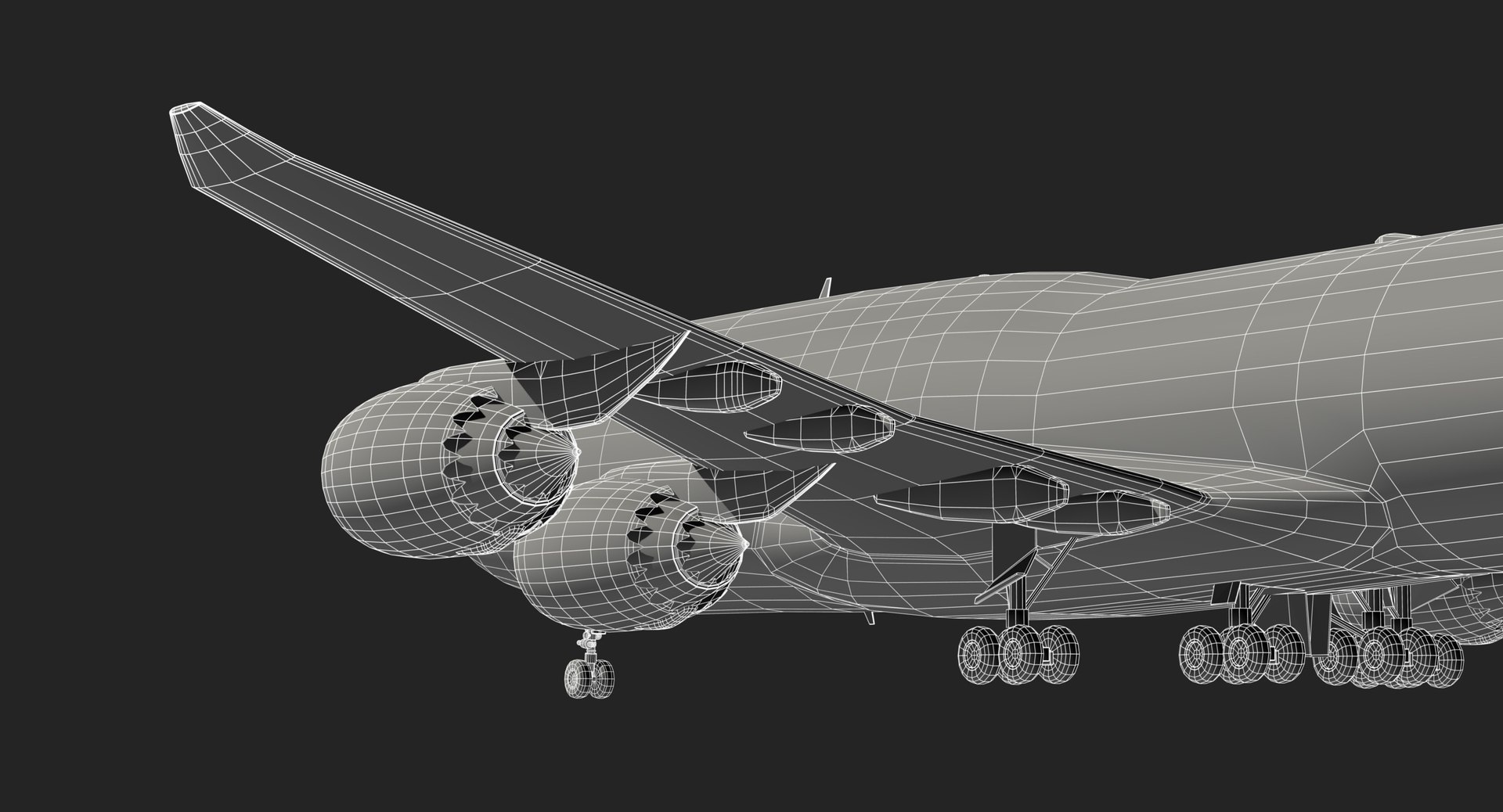 Boeing 748 White Livery 3D model - TurboSquid 1998040