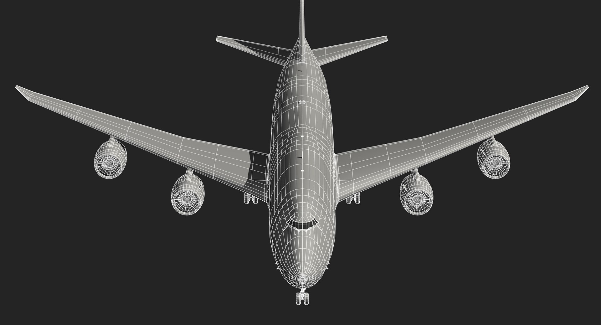 Boeing 748 White Livery 3D model - TurboSquid 1998040