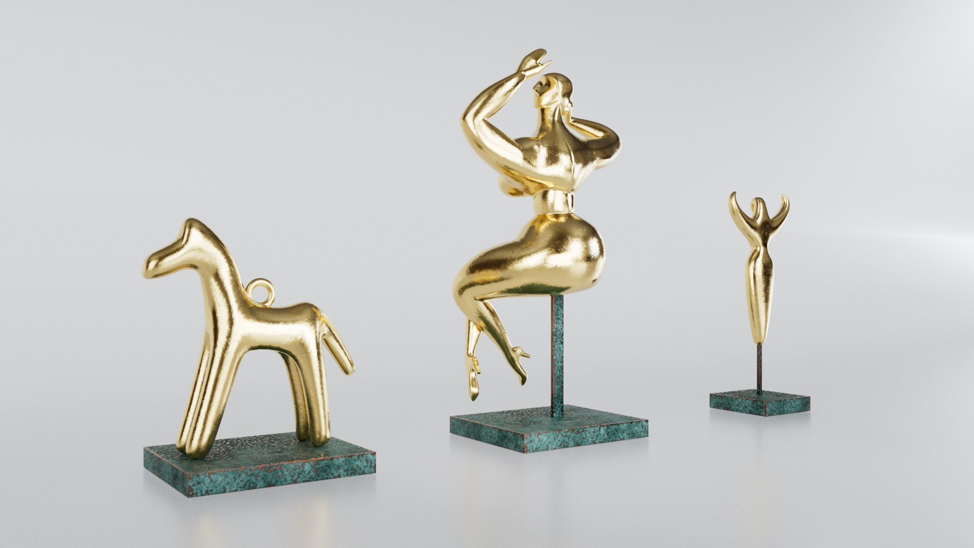 STATUE SET A 3D - TurboSquid 2240497