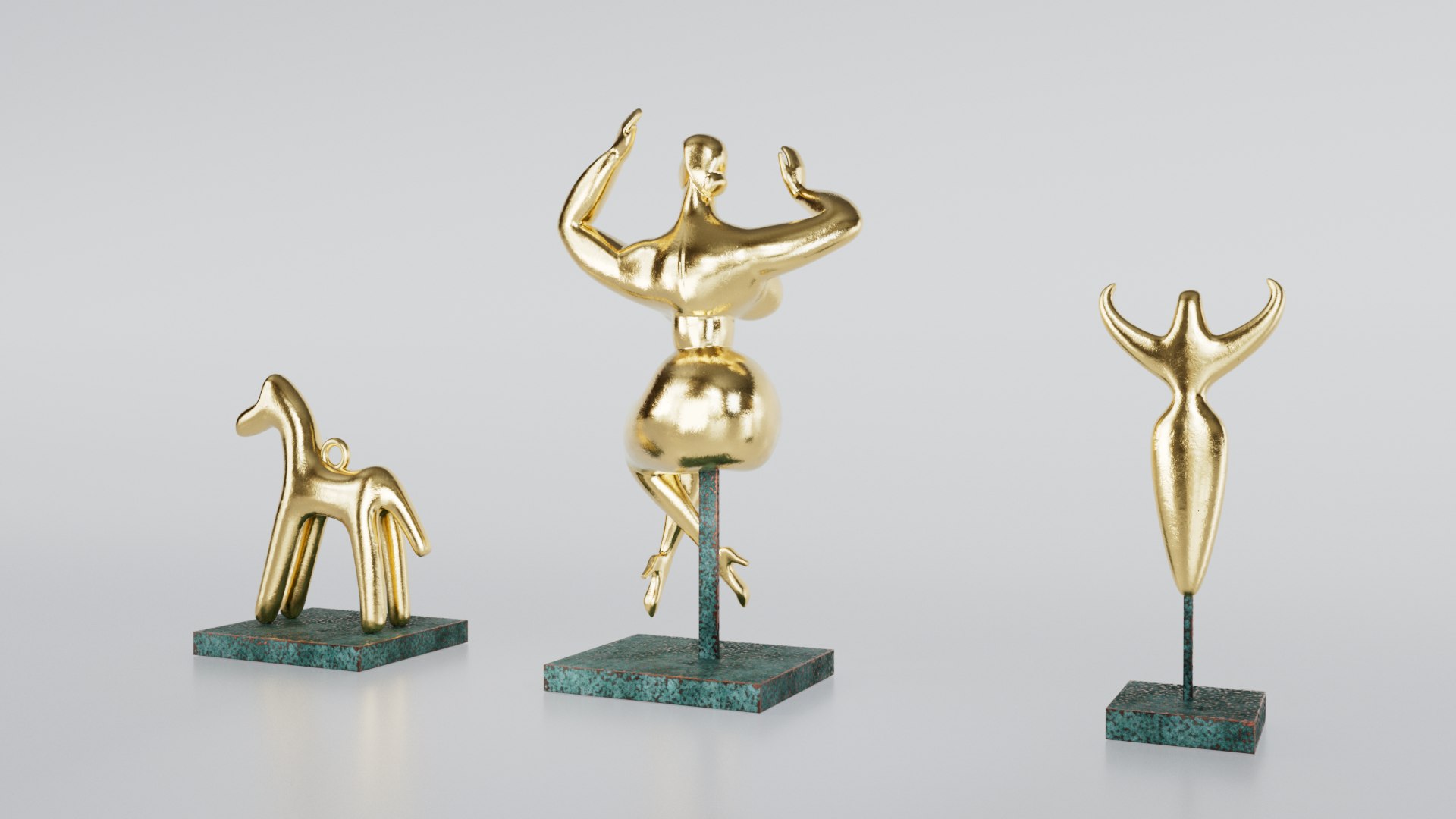 STATUE SET A 3D - TurboSquid 2240497
