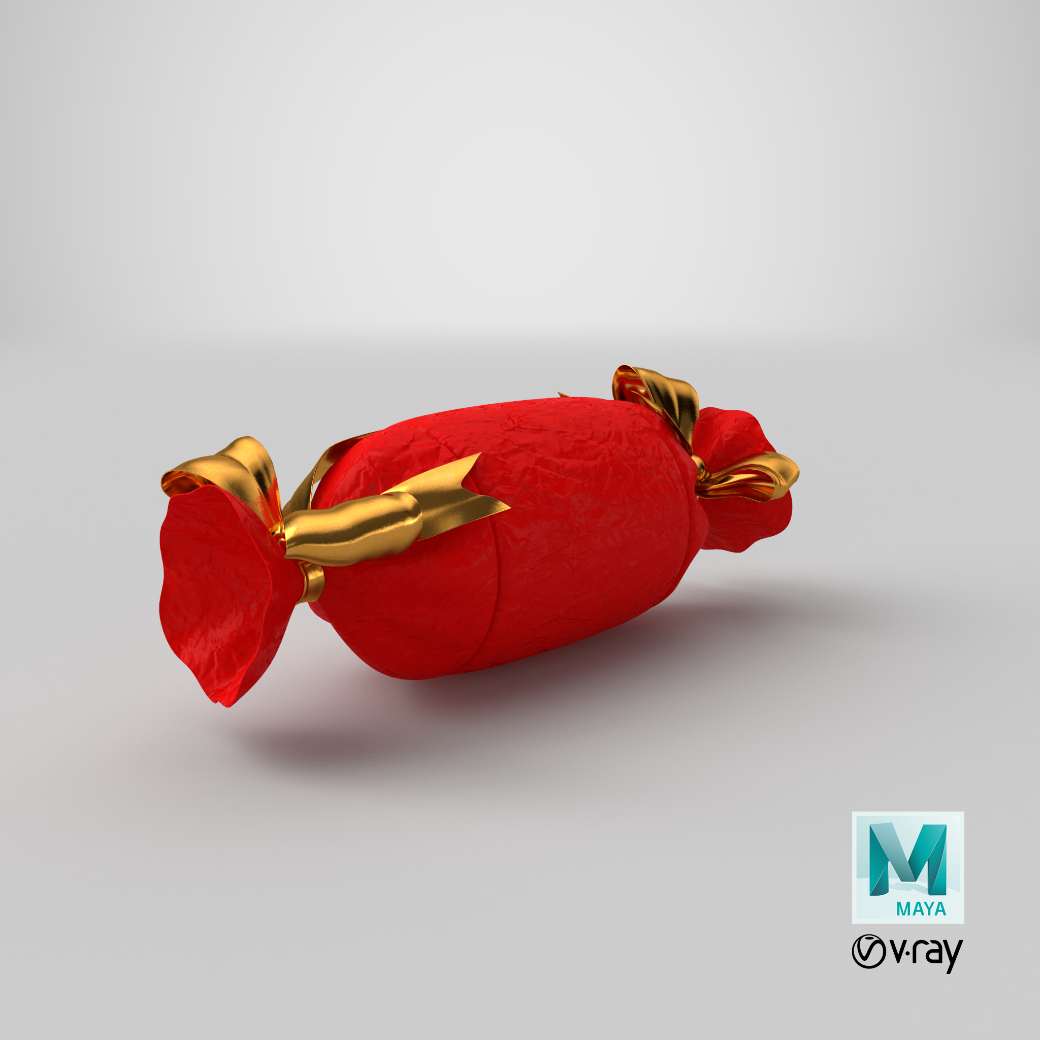 3D candy style gift - TurboSquid 1397004