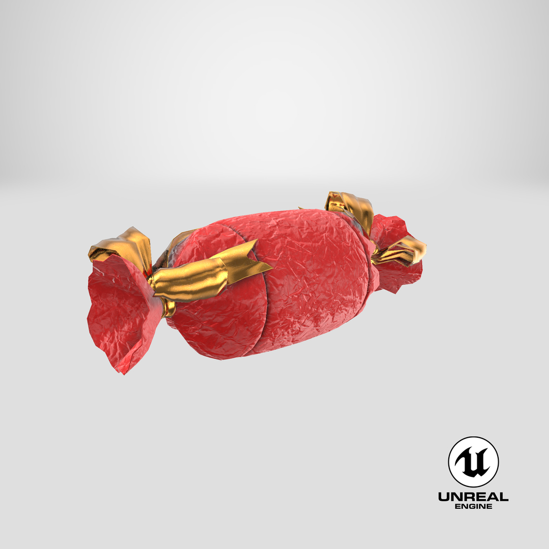 3D candy style gift - TurboSquid 1397004