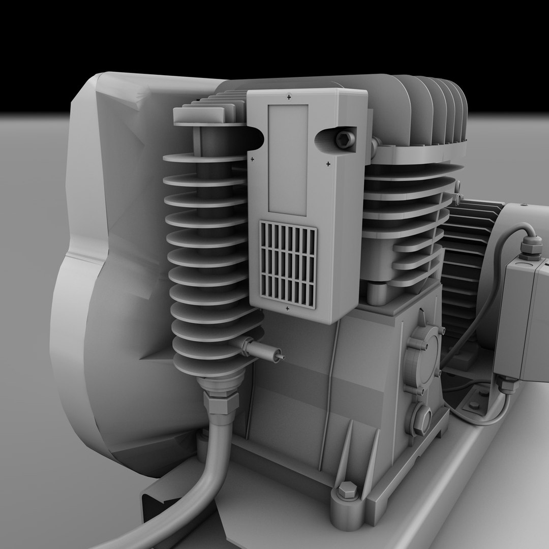 Electric Compressor 3d Model