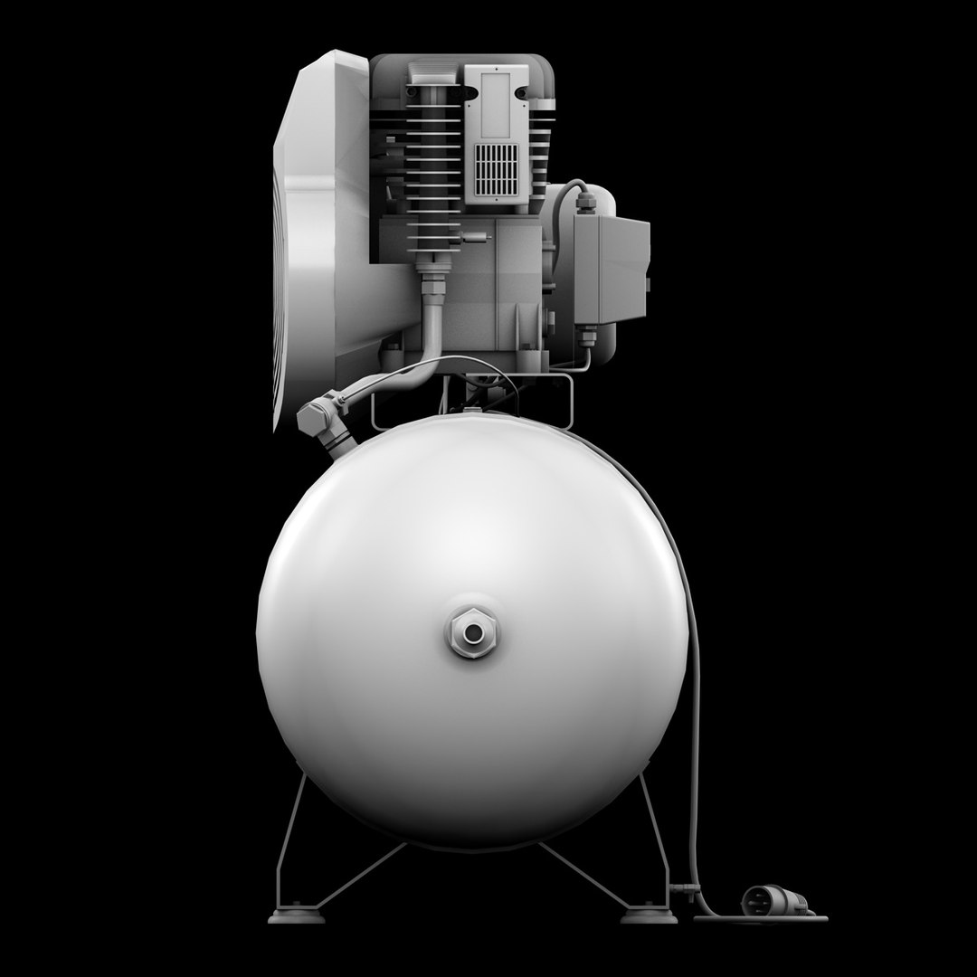 Electric Compressor 3d Model