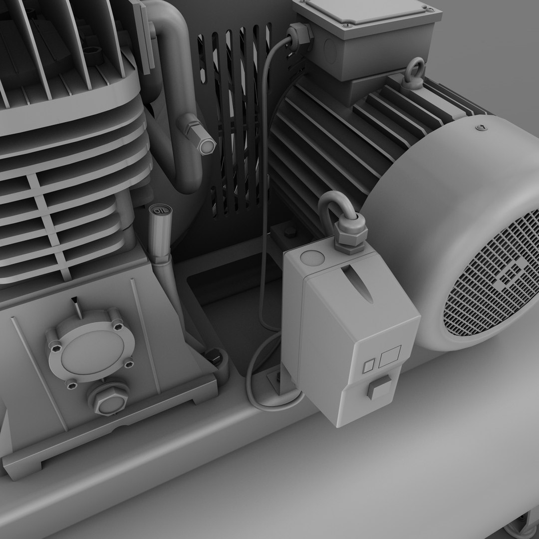 Electric Compressor 3d Model