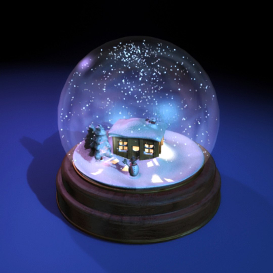 3d snow globe