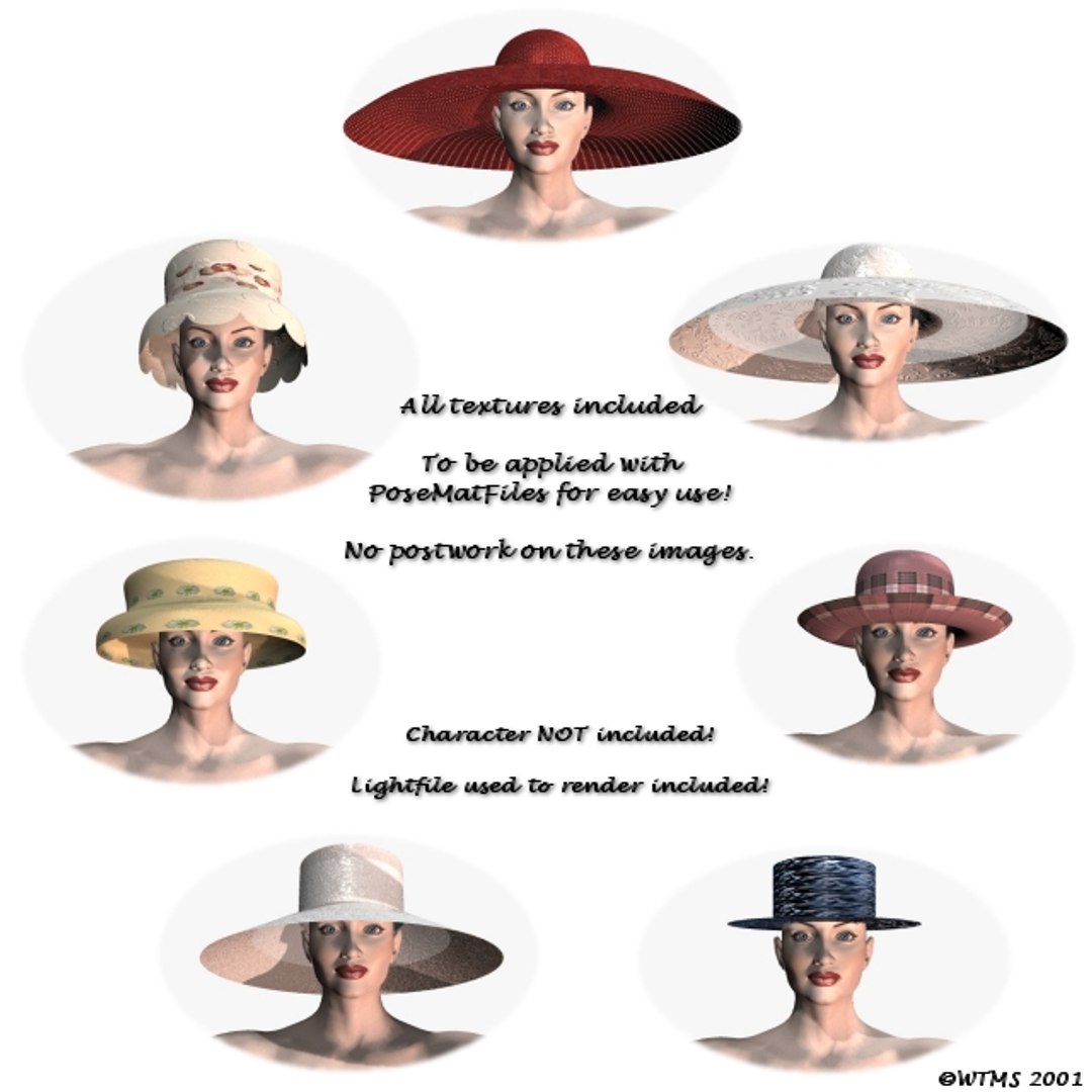 poser hat props poser