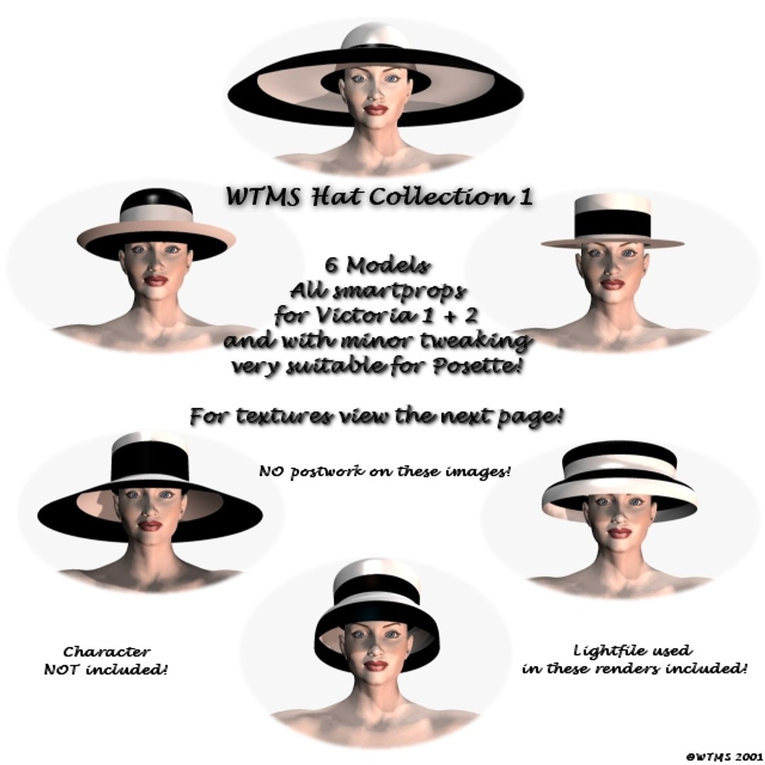 poser hat props poser