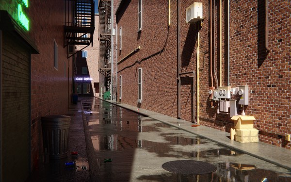 Free 3D Alleyway Models | TurboSquid