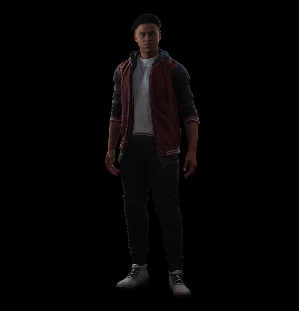 3D Athlete Jock PBR Game Ready - TurboSquid 2095119
