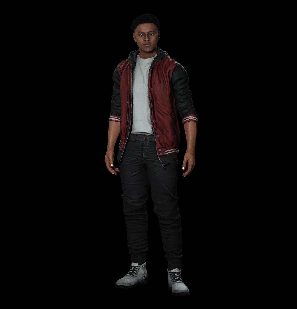 3D Athlete Jock PBR Game Ready - TurboSquid 2095119