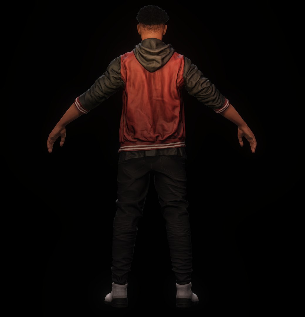 3D Athlete Jock PBR Game Ready - TurboSquid 2095119