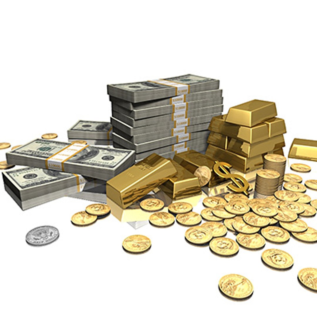 Money Gold 3d Model