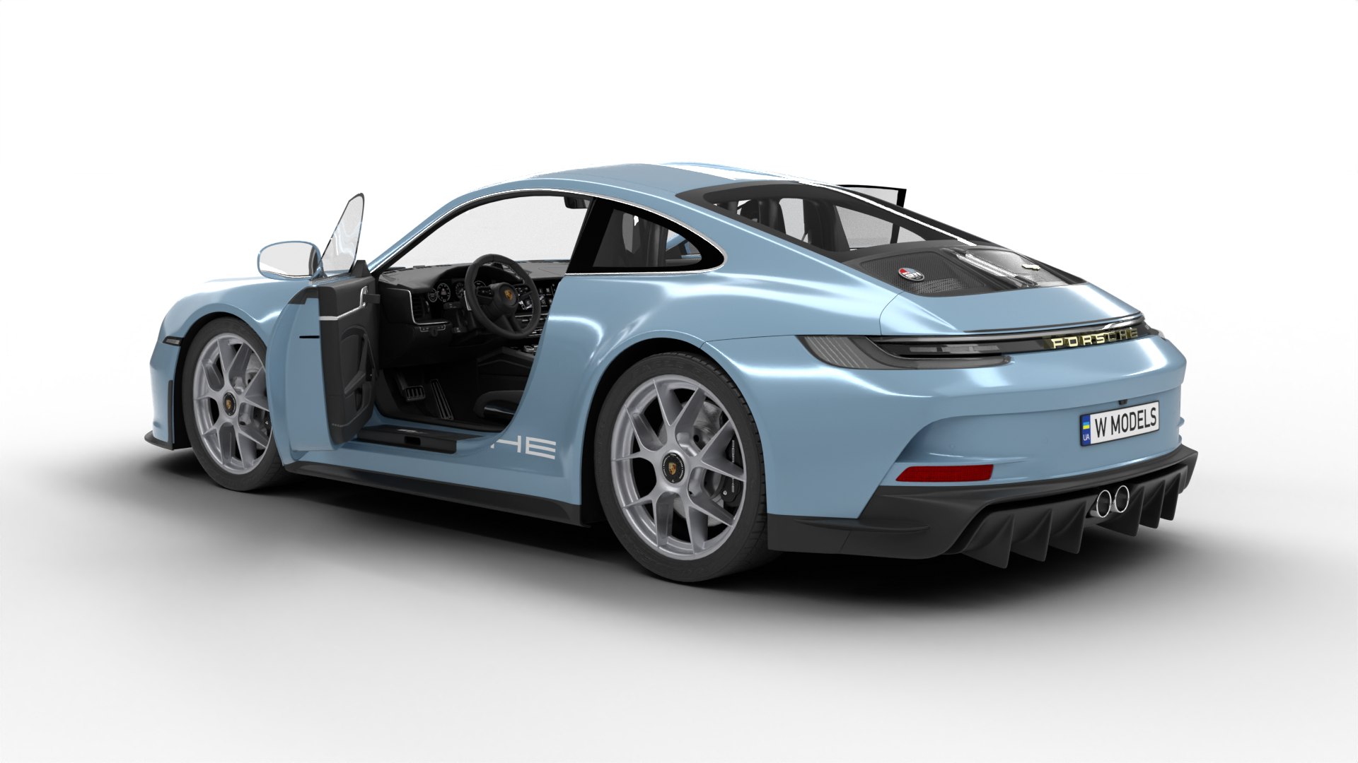 3D Porsche 911 S-T 2024 HQ 3d Mode Model - TurboSquid 2275271