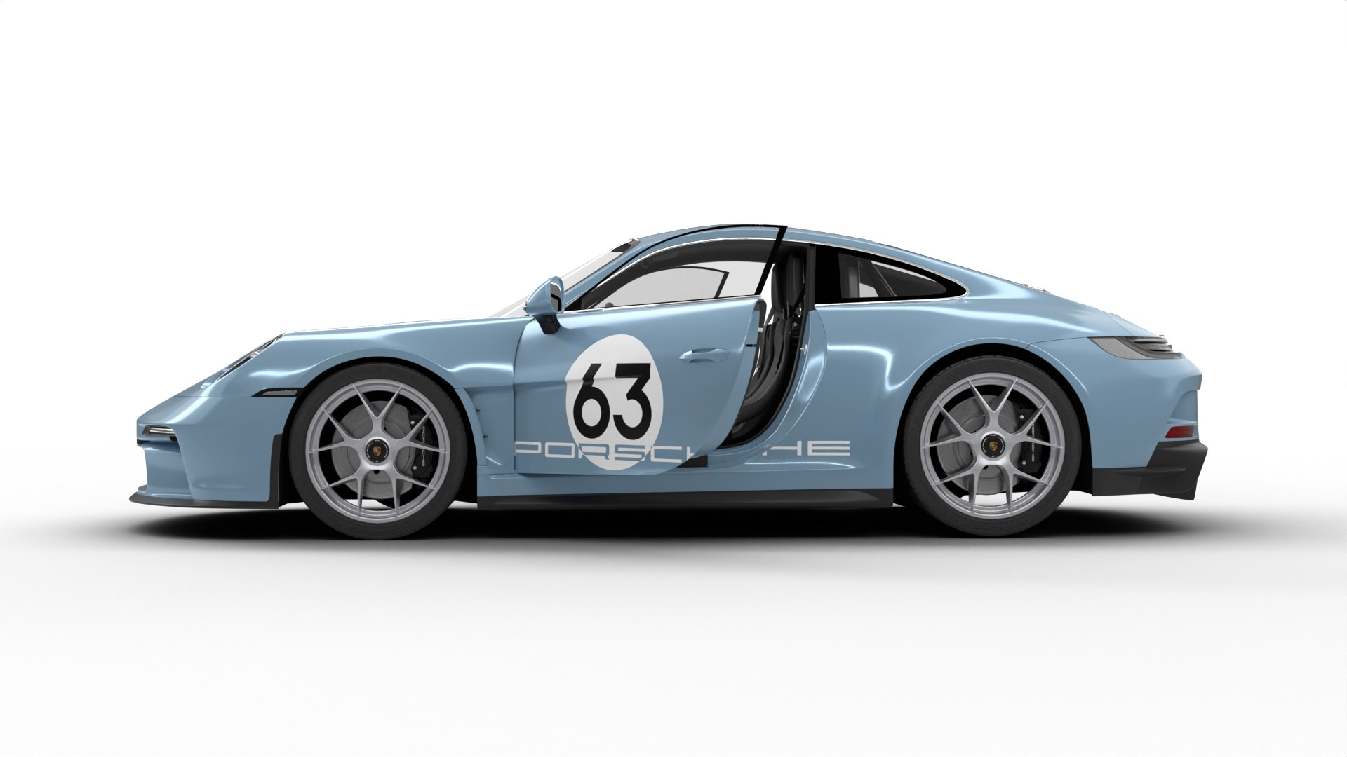 3D Porsche 911 S-T 2024 HQ 3d Mode Model - TurboSquid 2275271