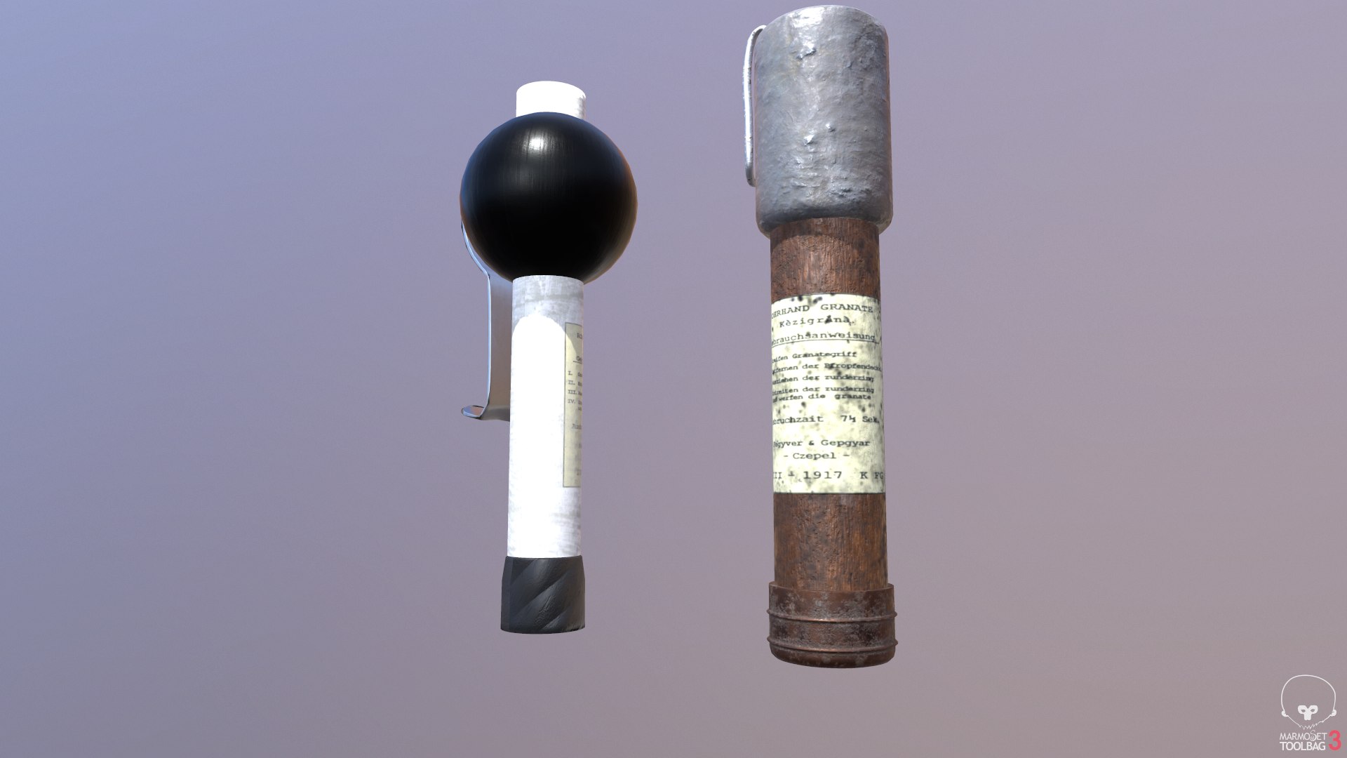 Rohr Grenade Pack Model - TurboSquid 1201942