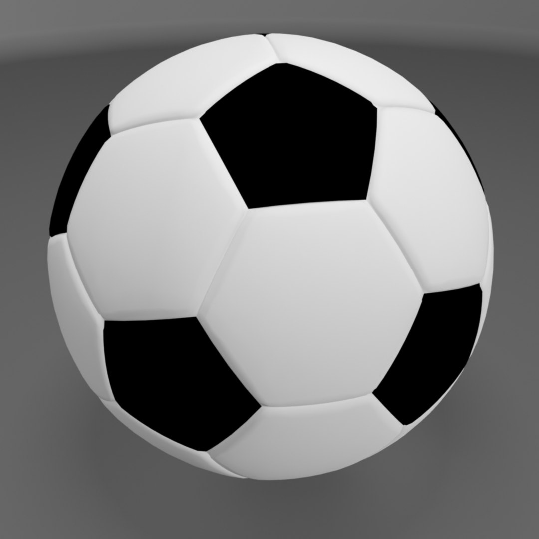3d soccer ball football model