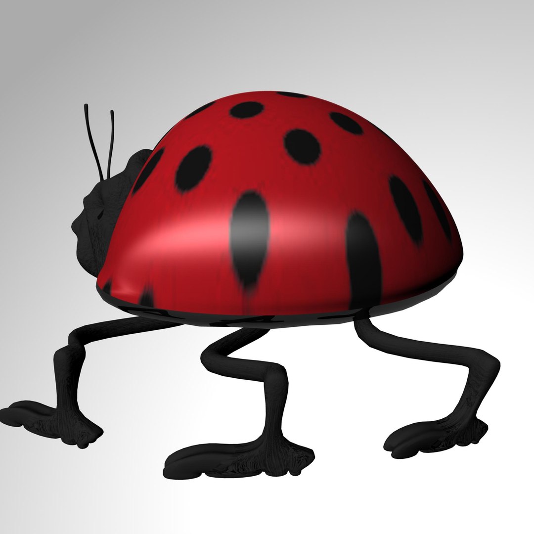 Free Lady Ladybird 3d Model