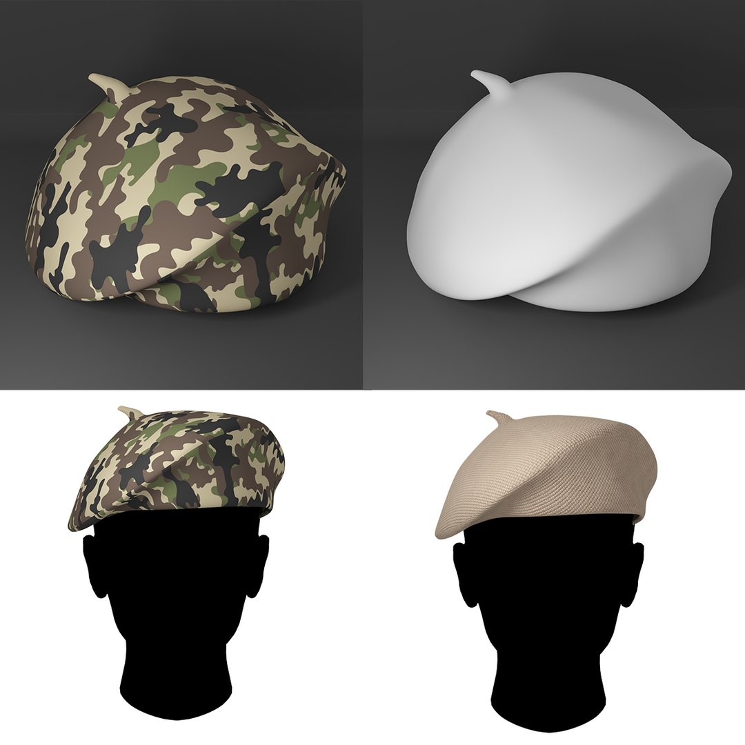 3D beret - TurboSquid 1887765