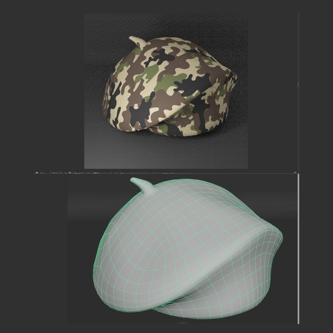 3D beret - TurboSquid 1887765