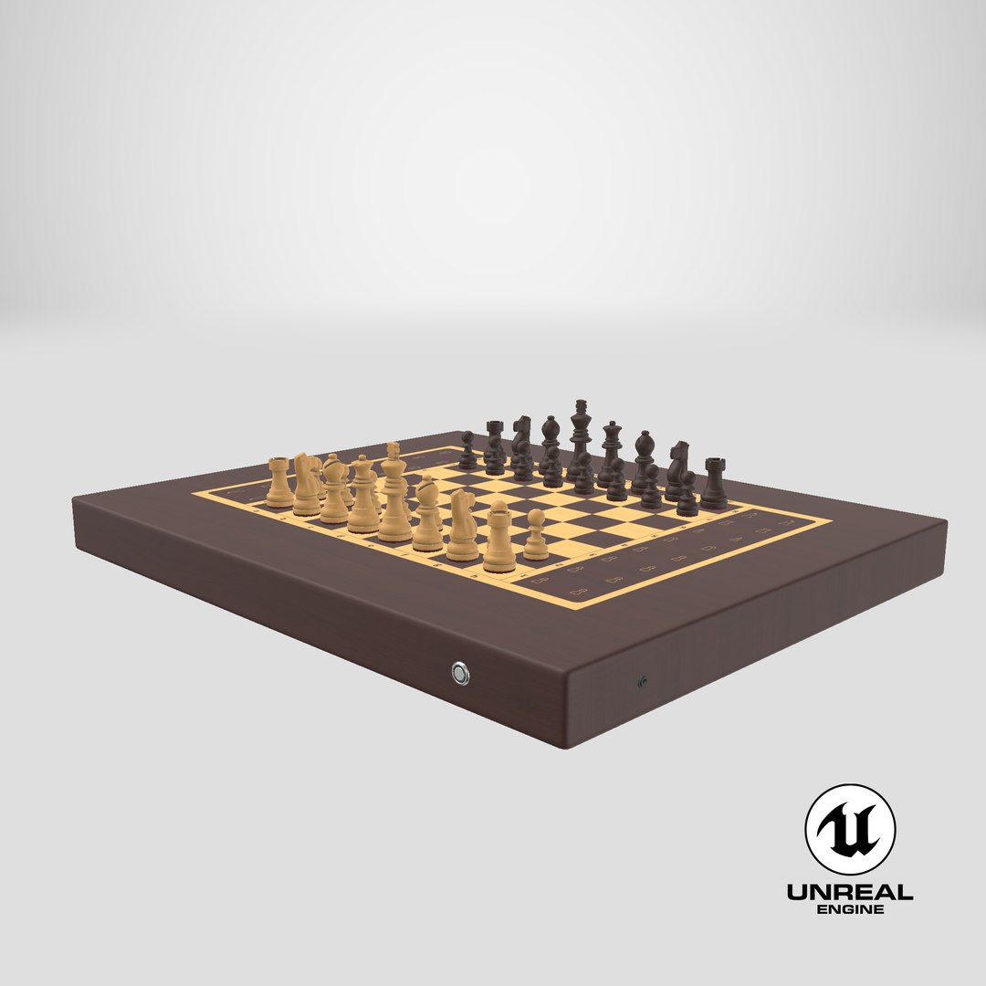 Robotic Chessboard 3d Model Turbosquid 2070008 