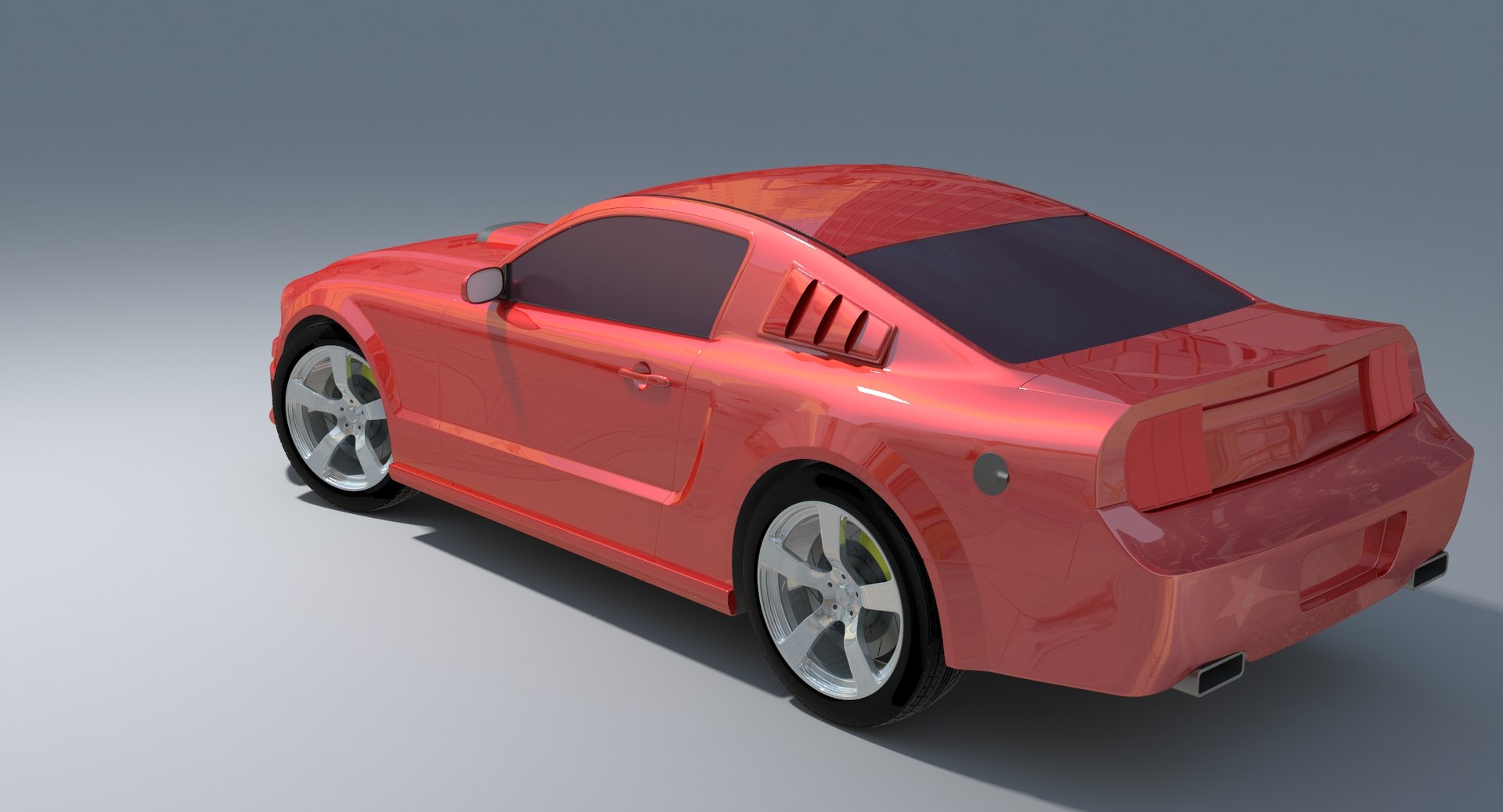 Mustang 3d Model