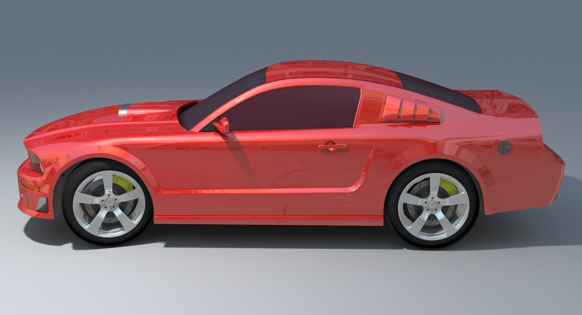 Mustang 3d Model