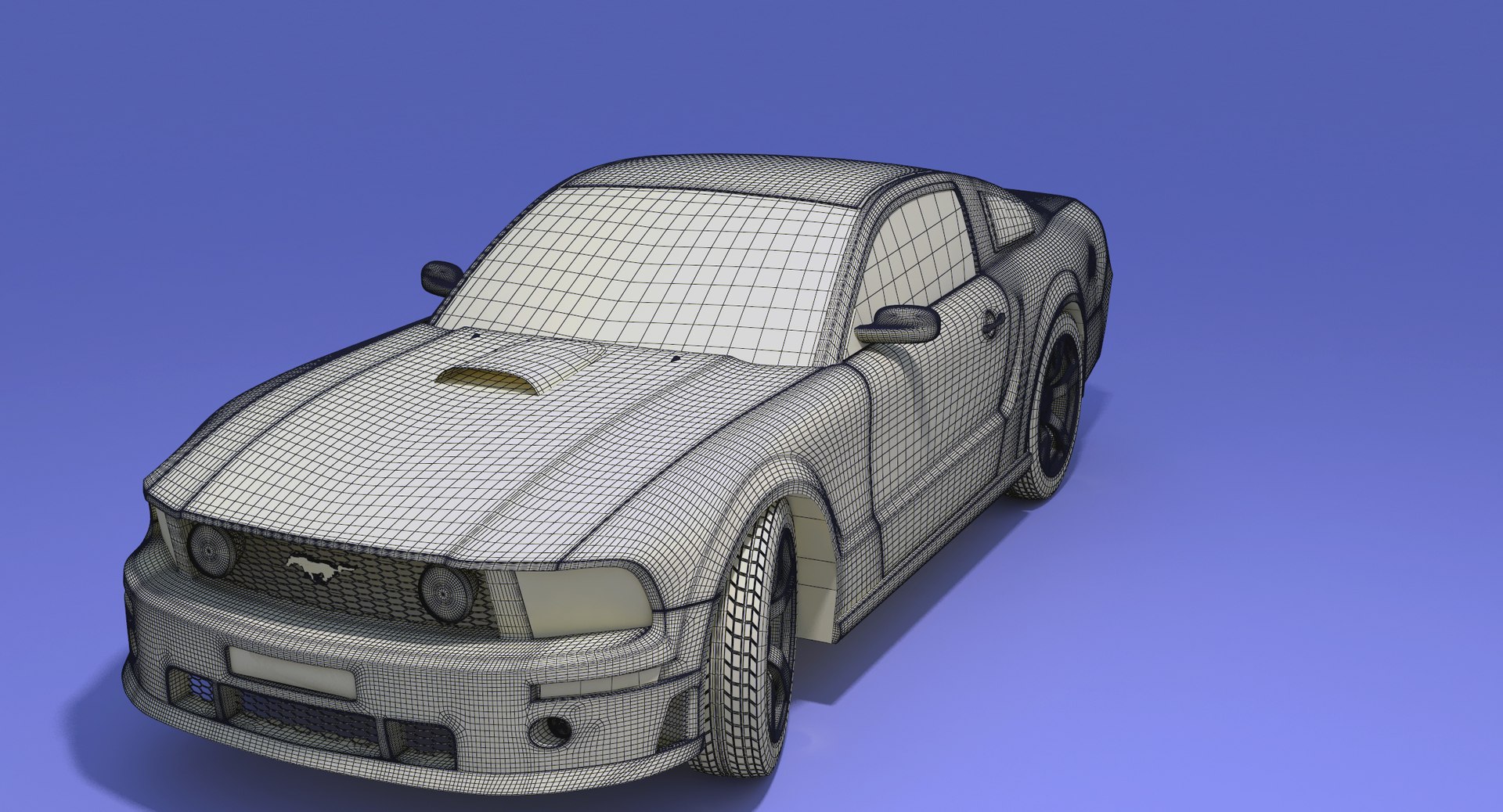 Mustang 3d Model