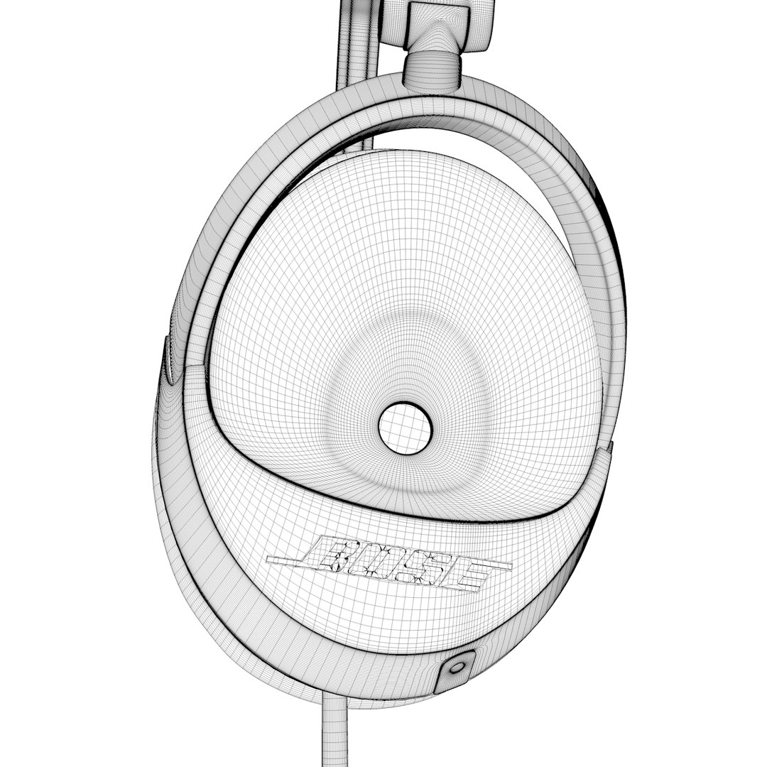 3d model of bose on-ear