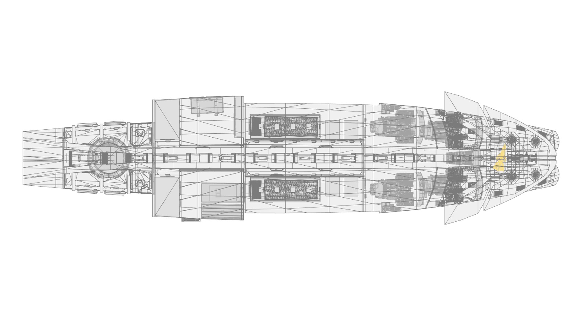 3D interior small starship - TurboSquid 1229171