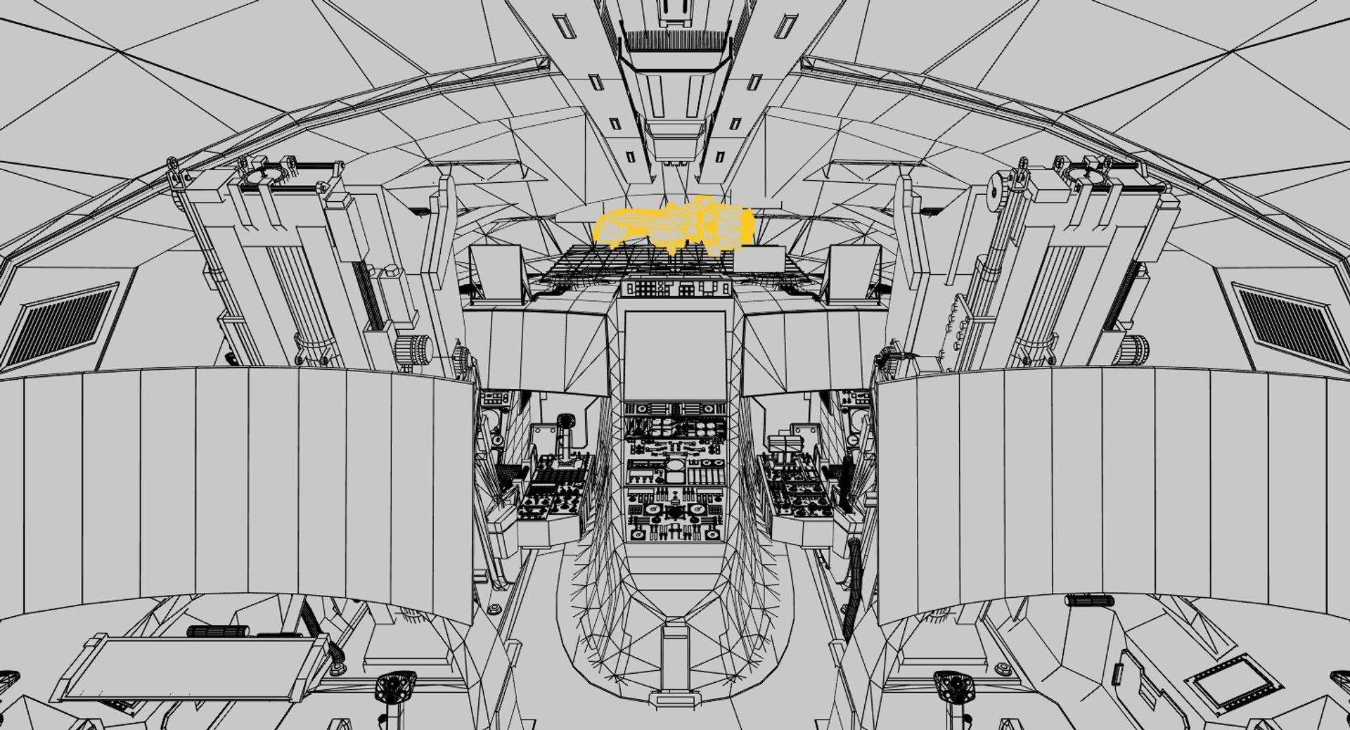 3D interior small starship - TurboSquid 1229171