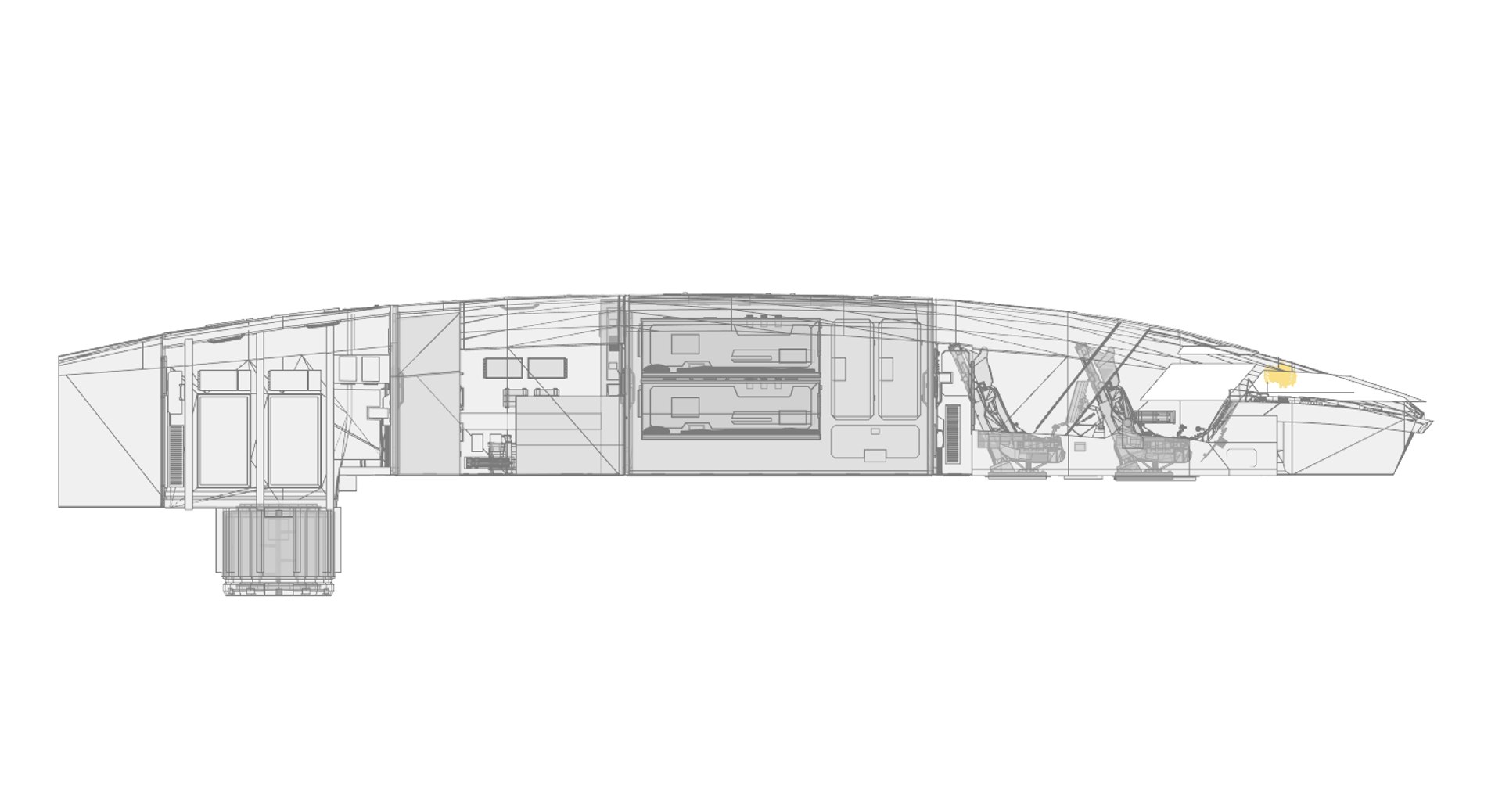 3D interior small starship - TurboSquid 1229171