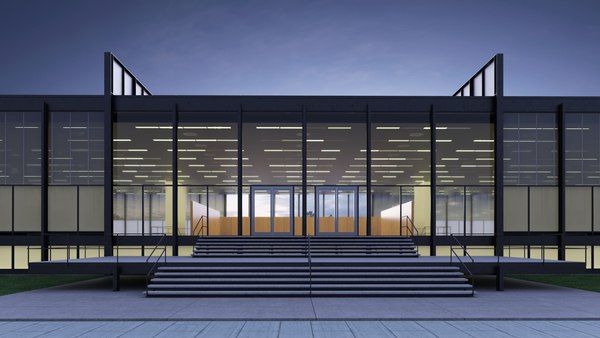 modelo 3d SR Crown Hall - TurboSquid 1619227